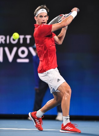 Dominic Thiem Team Austria Action During Editorial Stock Photo - Stock ...