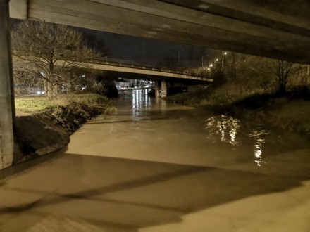 River Roding Floods Pathway Water Levels Editorial Stock Photo - Stock ...