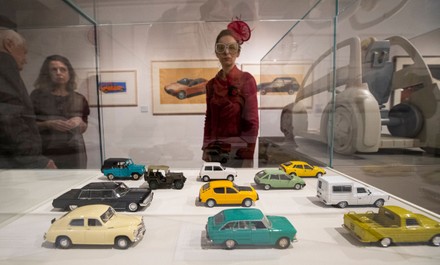Visitors Look Old Russian Car Models Editorial Stock Photo - Stock ...