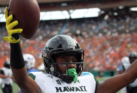 Hawaii Rainbow Warriors Wide Receiver Jared Editorial Stock Photo ...