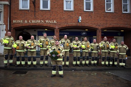 rose crown hotel firefighter memorial saffron walden Stock Photos ...