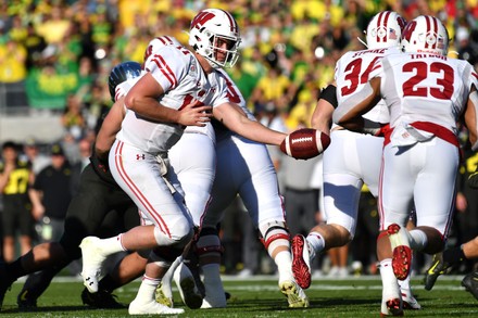 NCAA Football Rose Bowl Oregon vs Wisconsin, Pasadena, USA - 01 Jan ...