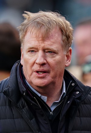 Nfl Commissioner Roger Goodell On Sideline Editorial Stock Photo ...