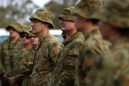 Australian Army Reserve Regular Personnel Gather Editorial Stock Photo ...