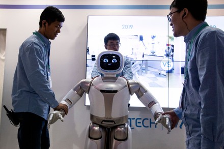 Liku Robots Displayed During 2020 International Editorial Stock Photo ...