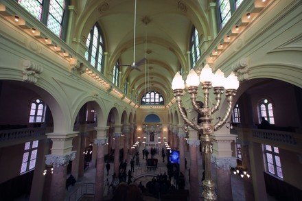 View Inside Eliyahu Hanavi Synagogue During Editorial Stock Photo ...