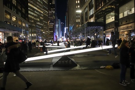 Interactive Art Installation Called Impulse Consists Editorial Stock ...