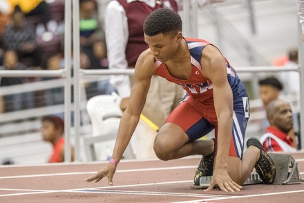 Michaela Mccall Competes Girls 400meter Dash Editorial Stock Photo ...