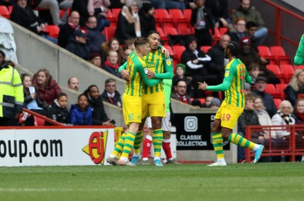 Kenneth Zohore West Bromwich Albion Celebrates Editorial Stock Photo ...