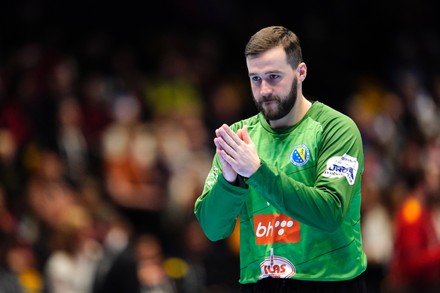 Bosniaherzegovinas Goalkeeper Benjamin Buric Reacts During Editorial ...
