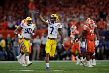 Joe Burrow 9 Lsu Tigers Celebrates Editorial Stock Photo - Stock Image ...