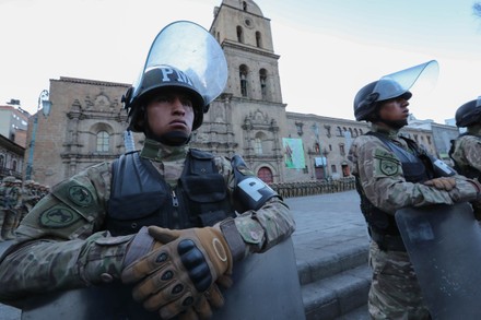 BOLIVIAN ARMED FORCES POLICE RESUME JOINT Editorial Stock Photo - Stock ...
