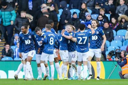 Blackburn Rovers Players Celebrate After Blackburn Editorial Stock ...