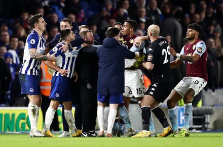 Fight Breaks Out Between Both Teams Editorial Stock Photo - Stock Image ...