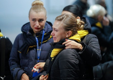 Crew Member Uia Airlines Reacts After Editorial Stock Photo - Stock ...