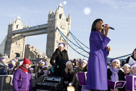 __COUNT__ Alexandra Burke leads a Quality Street Christmas Caroleoke ...