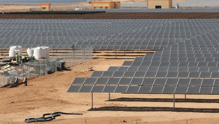 Benban Solar Park in Egypt, Aswan - 18 Jan 2020 Stock Pictures ...