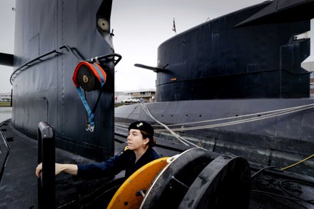Women Working On Submarine Base Royal Editorial Stock Photo - Stock ...