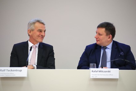 Condor Cfo Christoph Debus Attends Joint Editorial Stock Photo - Stock ...