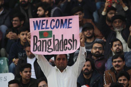 Pakistani Spectators Cheer During Second T20 Editorial Stock Photo ...