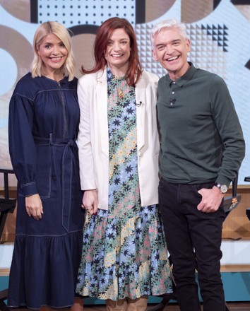 Amber Jackson Phillip Schofield Holly Willoughby Editorial Stock Photo ...