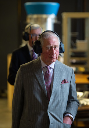 Prince Charles Wearing Ear Defenders During Editorial Stock Photo ...