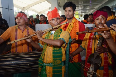 Bodo People Play Musical Instruments They Editorial Stock Photo - Stock ...