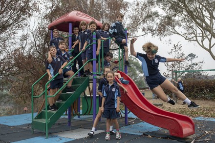 Teacher Campbell Kerr Welcomes Students Sarah Editorial Stock Photo ...