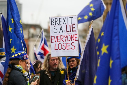 Brexit Day Preparations, London, UK - 30 Jan 2020 Stock Pictures ...