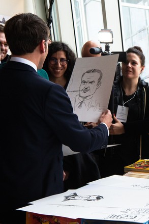 __COUNT__ Emmanuel Macron visits the exhibition 'In the head of Pierre ...