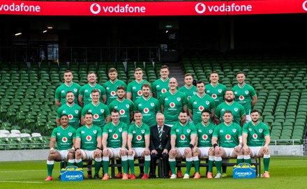 Ireland Rugby Captain's Run, Aviva Stadium, Dublin - 31 Jan 2020 Stock ...
