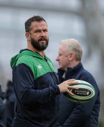 Ireland Rugby Captain's Run, Aviva Stadium, Dublin - 31 Jan 2020 Stock ...