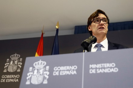 Spanish Health Minister Salvador Illa L Editorial Stock Photo - Stock ...