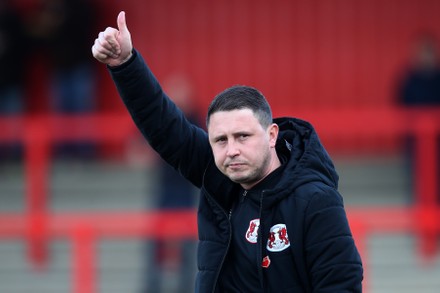 Stevenage Manager Graham Westley During Stevenage Editorial Stock Photo ...