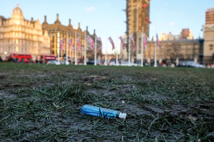 Remnants Brexit Day Celebrations Parliament Square Editorial Stock ...