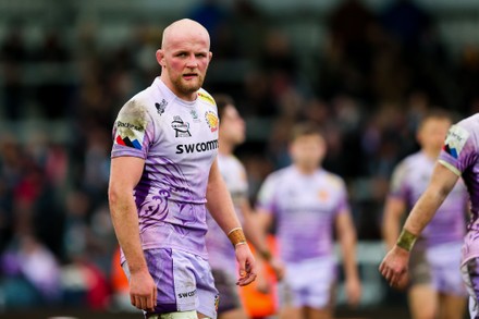 Josh Caulfield Exeter Chiefs After Harlequins Editorial Stock Photo ...