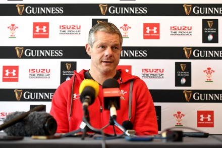 Wales Rugby Media Interviews - 04 Feb 2020 Stock Pictures, Editorial ...