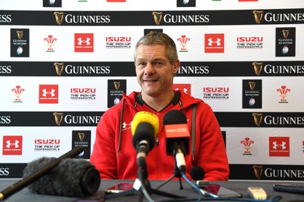 Wales Rugby Media Interviews - 04 Feb 2020 Stock Pictures, Editorial ...