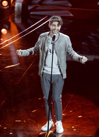 Italian Singer Fadi Poses During Photocall Editorial Stock Photo ...