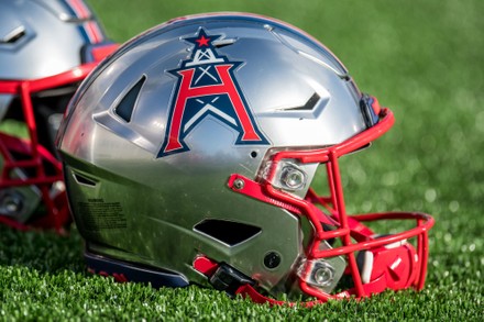 Houston Roughnecks Helmet Sits On Sideline Editorial Stock Photo ...