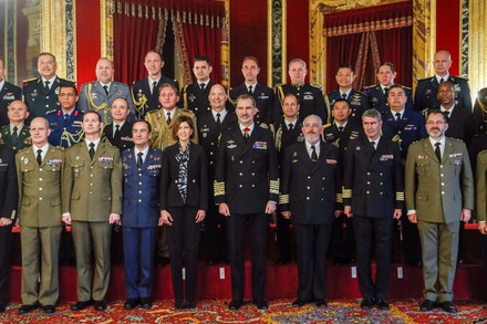 King Felipe Vi C Poses Uniform Editorial Stock Photo - Stock Image ...