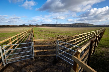 HS2 Enabling Works, Wendover, UK - 11 Feb 2020 Stock Pictures ...