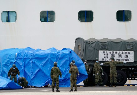 Japan Selfdefense Force Jsdf Members Wearing Editorial Stock Photo ...