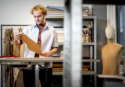 Portrait Diek Van Pothoven His Atelier Editorial Stock Photo - Stock ...