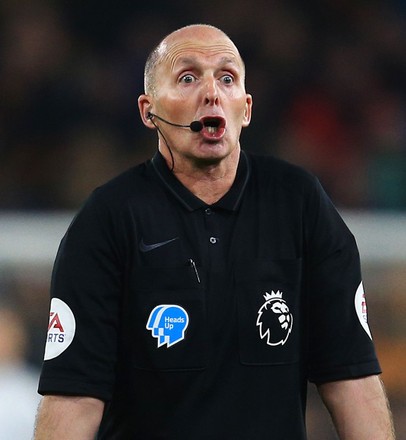 Referee Mr Mike Dean Reacts Editorial Stock Photo - Stock Image ...