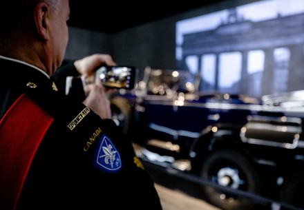 Visitors Look Adolf Hitlers Car Soesterberg Editorial Stock Photo ...
