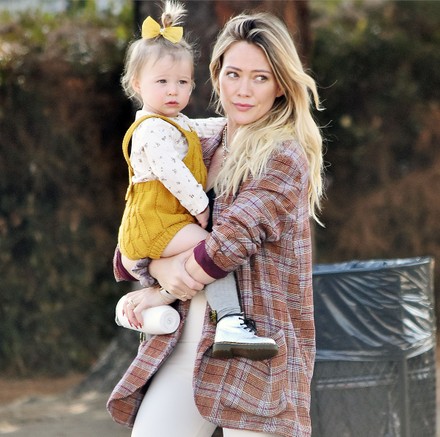 Hilary Duff Daughter Banks Violet Bair Editorial Stock Photo - Stock ...