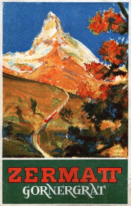 Geography Switzerland View Matterhorn Zermat Swiss Editorial Stock ...