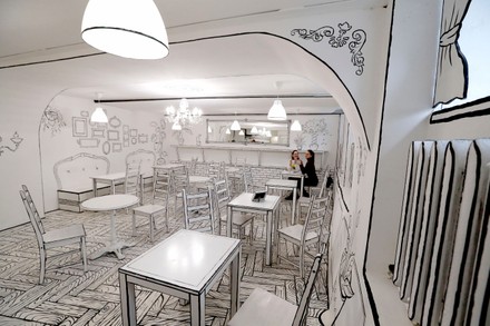 People Visit Newly Opened Bw Cafe Editorial Stock Photo - Stock Image ...