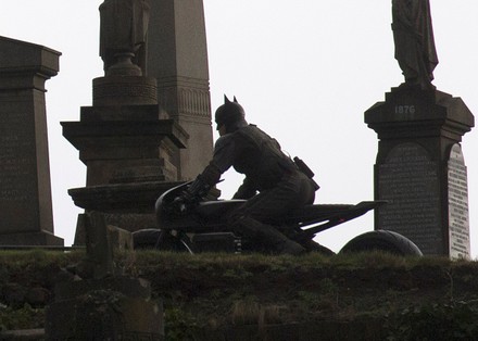imágenes de 'Batman' film on set filming, Glasgow, UK - 23 Feb 2020 ...